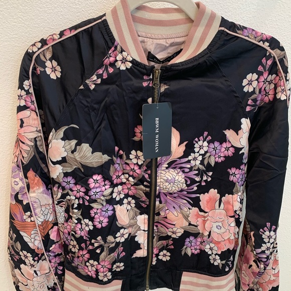 Jackets & Coats | Floral Bomber Jacket | Poshmark